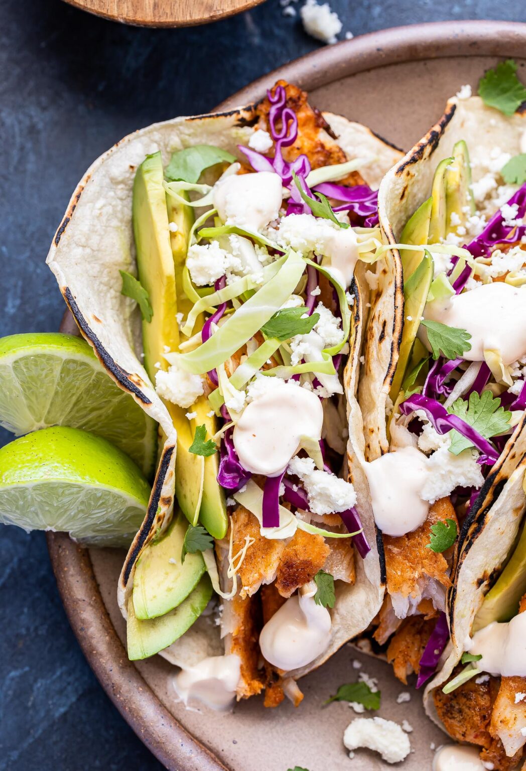 Grilled Fish Tacos with Cabbage Slaw