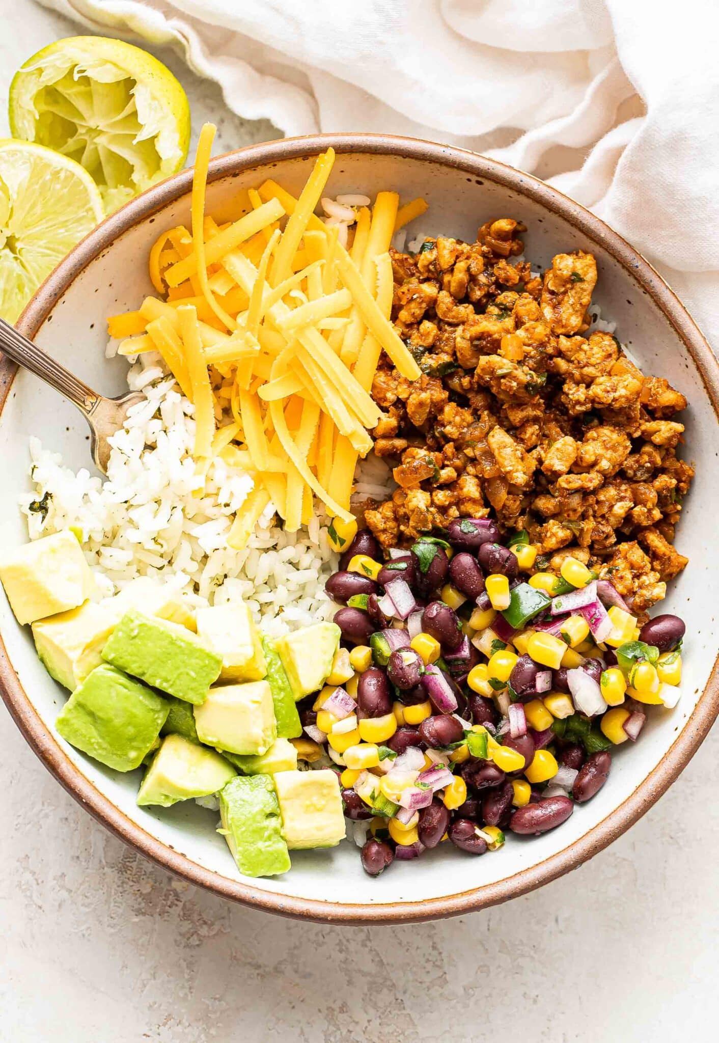Ground Chicken Taco Bowls - Recipe Runner