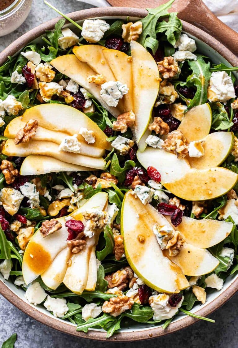 Pear Blue Cheese Salad