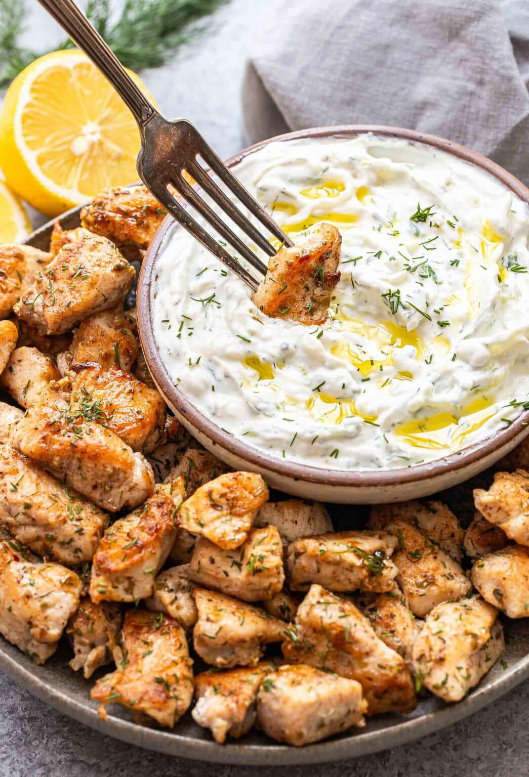 Greek Chicken Bites - Recipe Runner