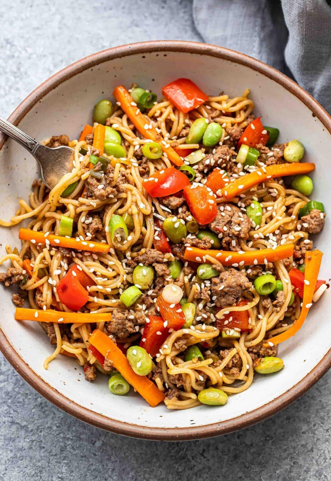 Ground Beef Ramen Noodles - Recipe Runner
