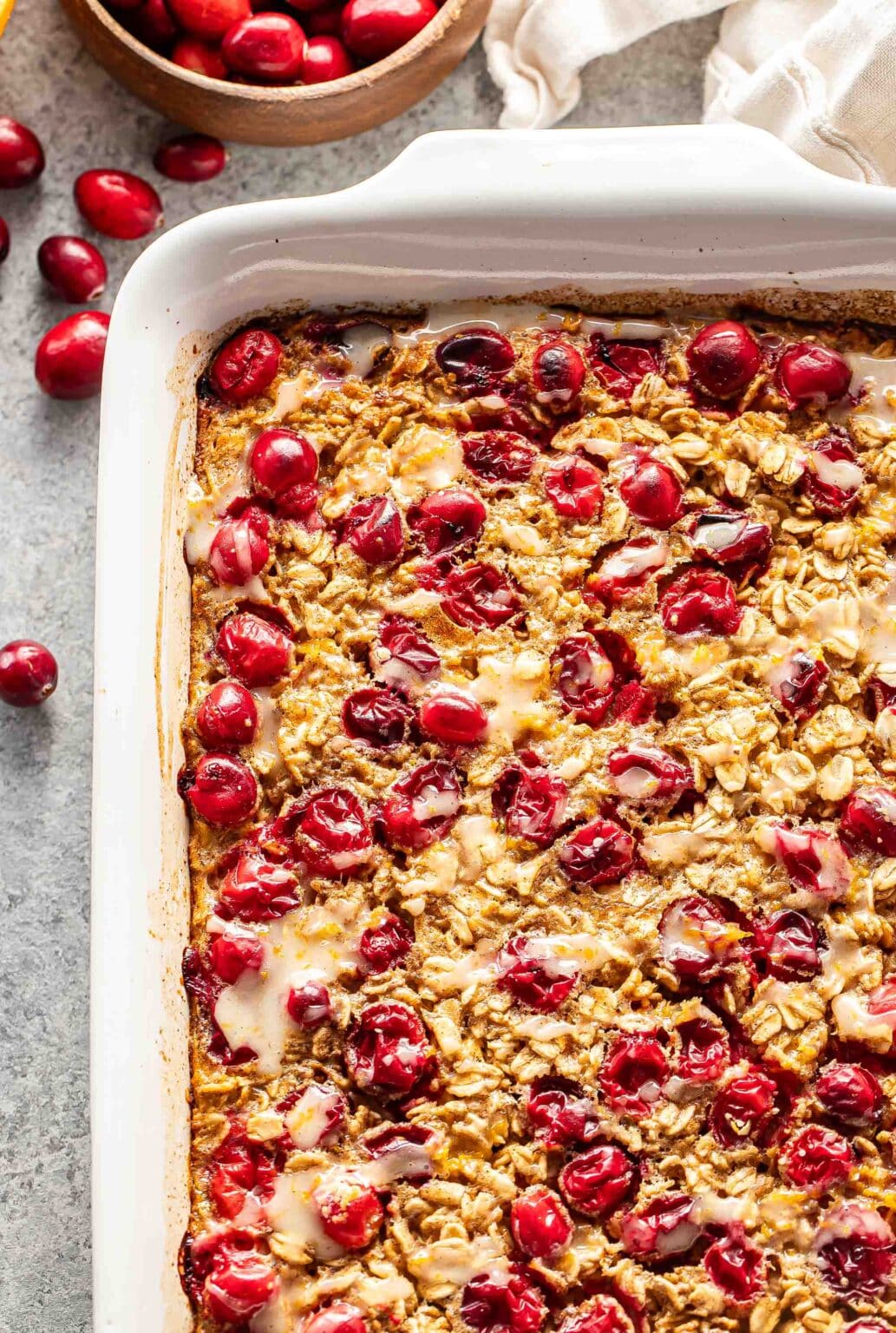 Cranberry Orange Baked Oatmeal - Recipe Runner