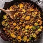 Ground Beef and Brussels Sprouts - Recipe Runner