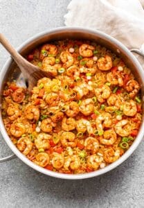 One Pan Cajun Shrimp and Rice
