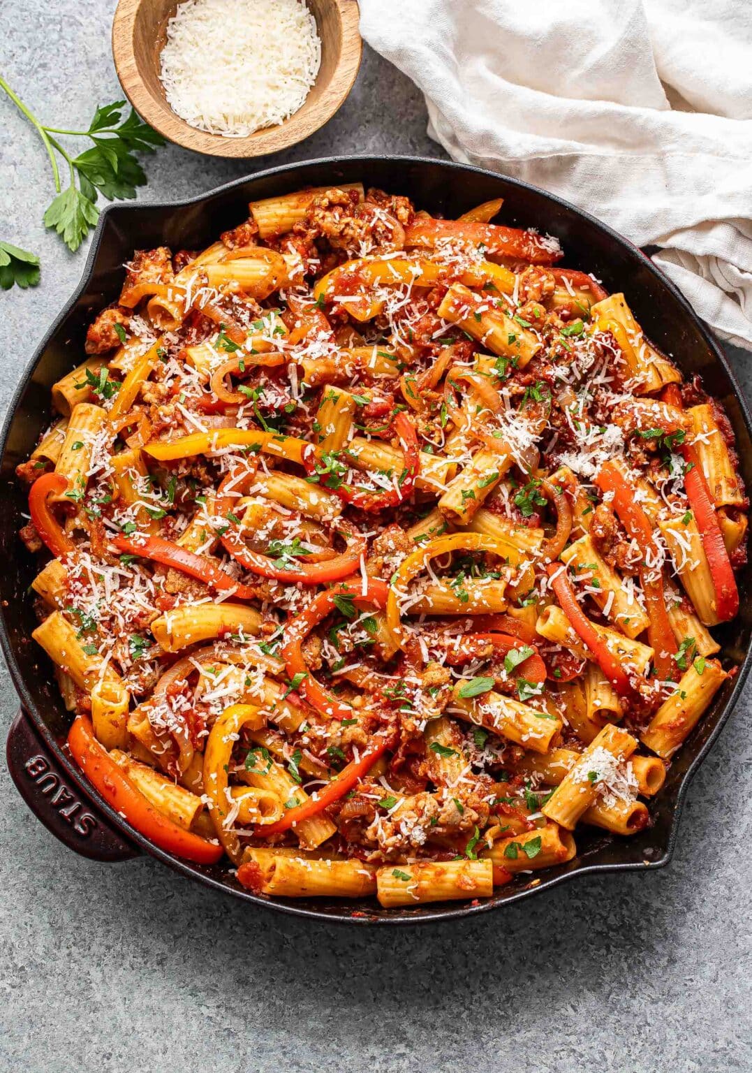 Sausage and Peppers Pasta - Recipe Runner