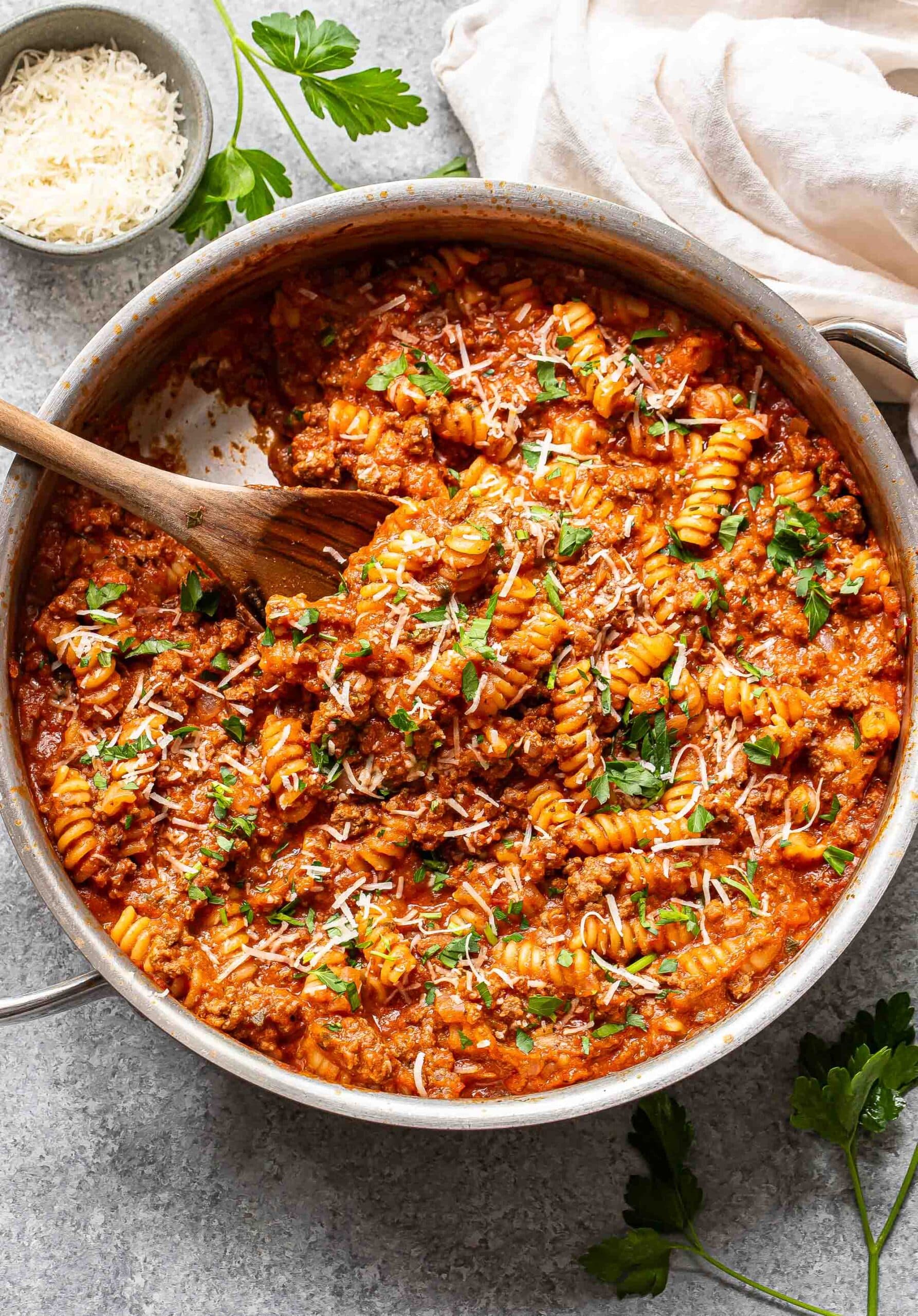 Ground Beef Pasta (One Pot)