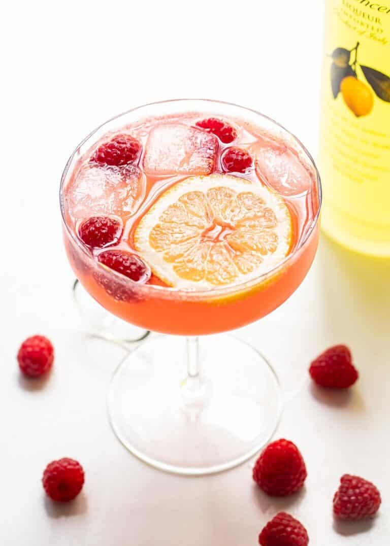 Raspberry Limoncello Spritz