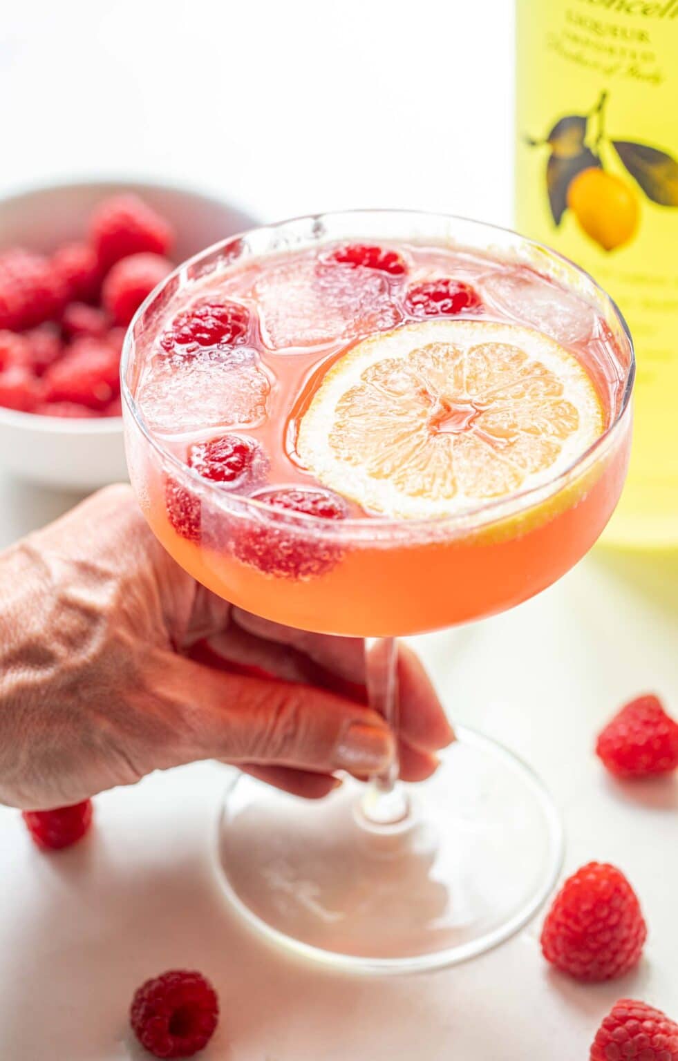Raspberry Limoncello Spritz