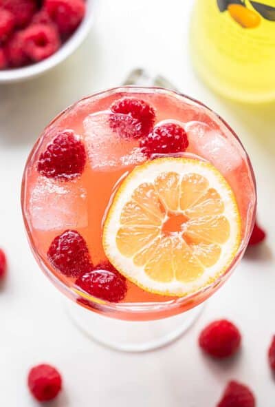 Raspberry Limoncello Spritz