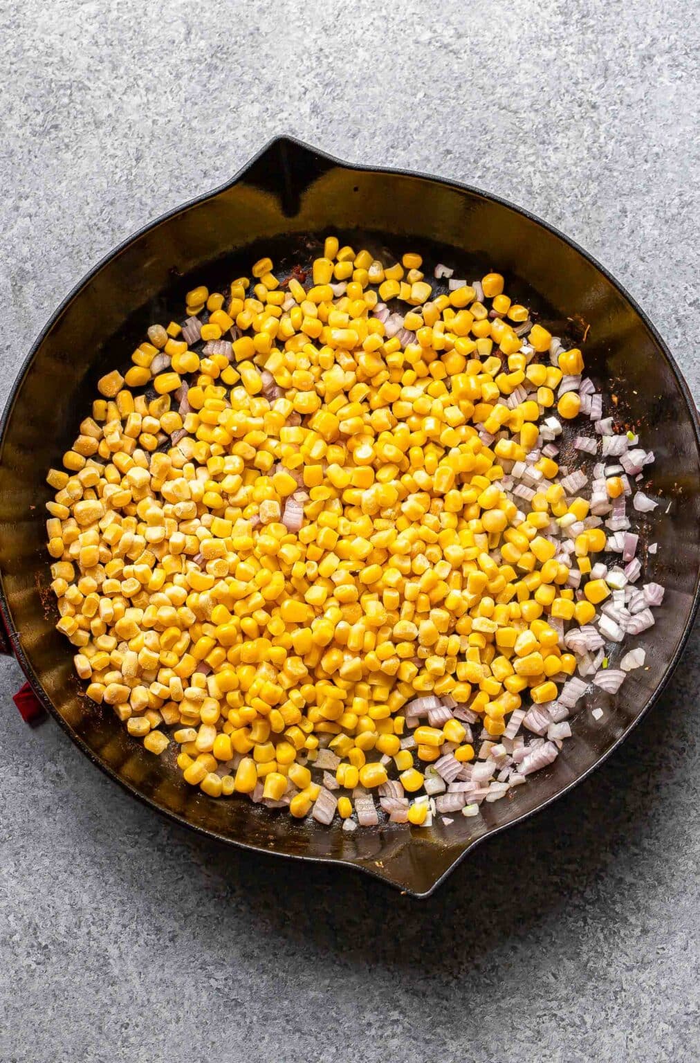 Chicken and Corn Pasta (with Pesto)