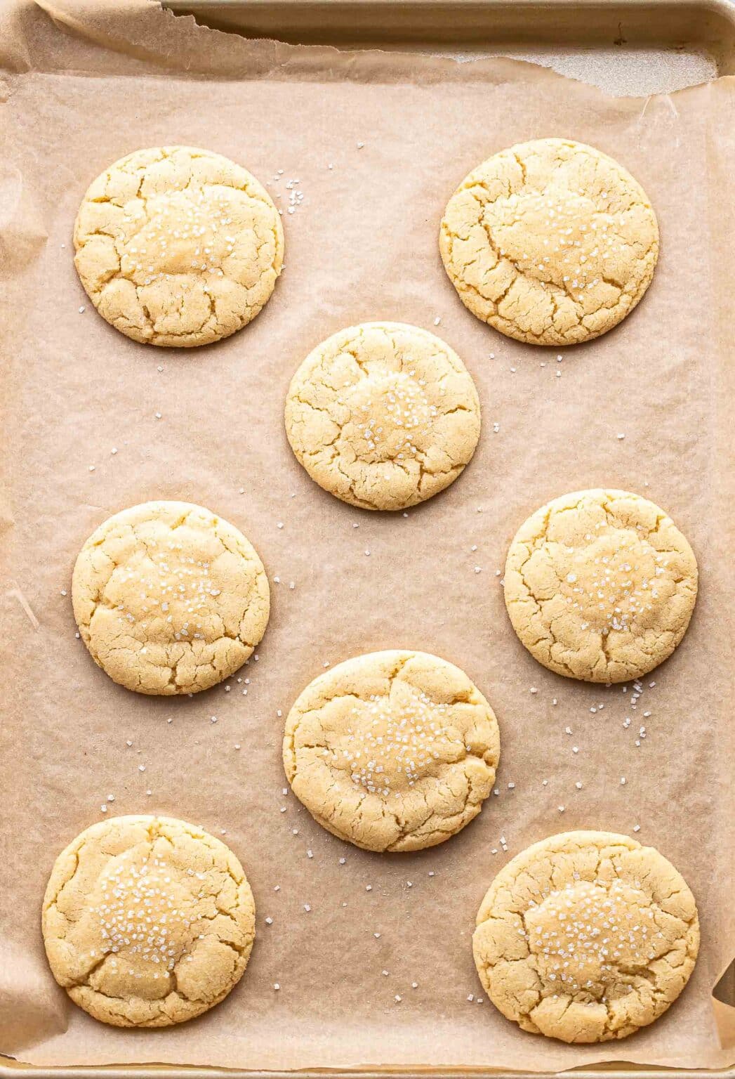 Soft and Chewy Sugar Cookies (No Chill)