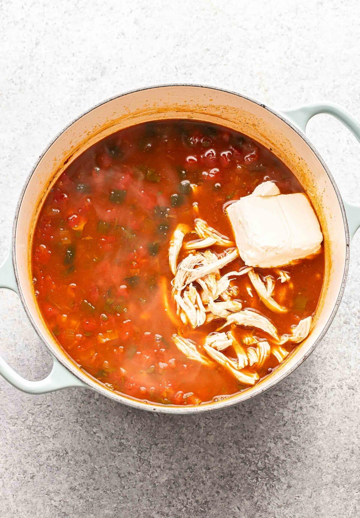 Creamy Chicken Tortilla Soup