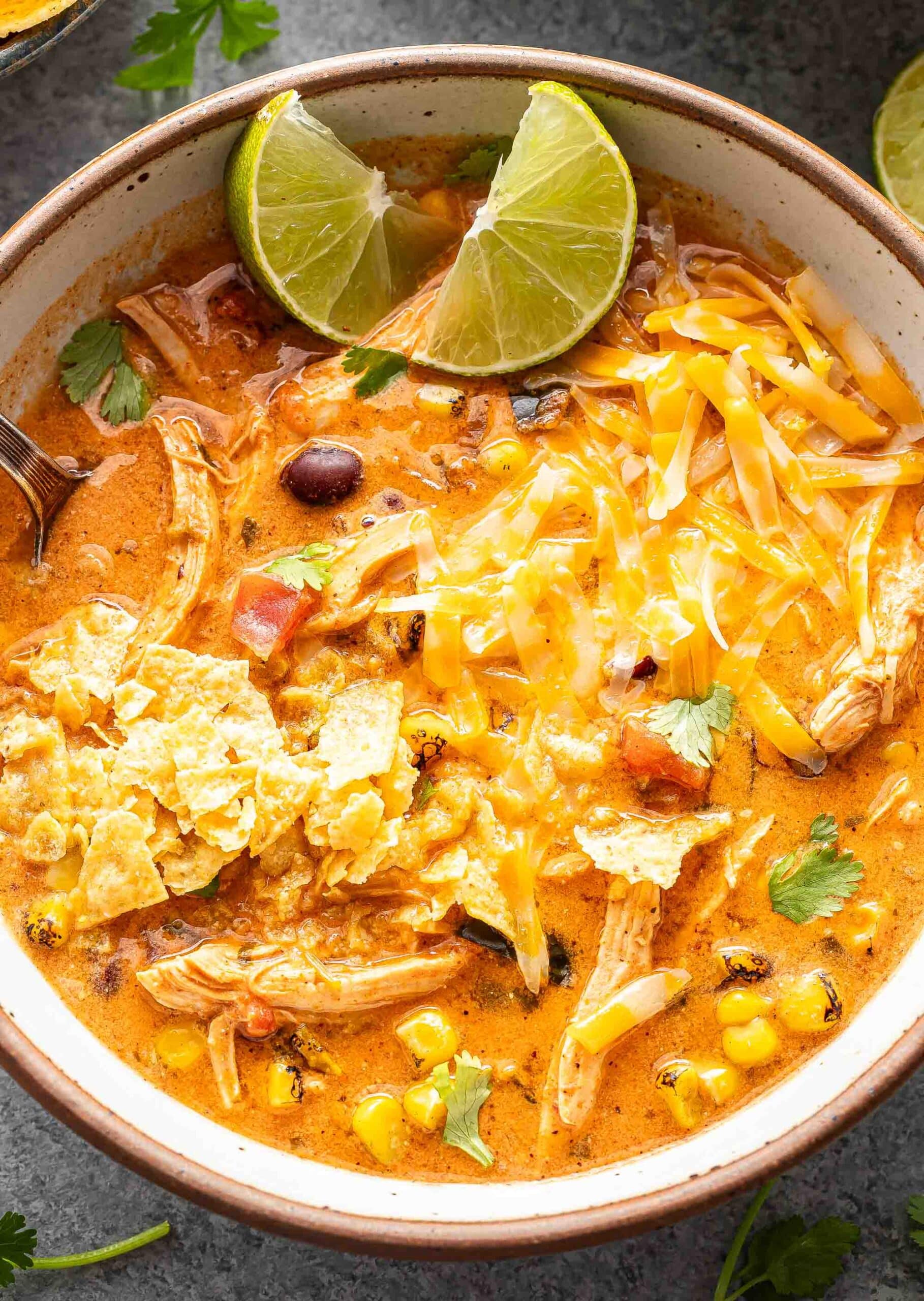 Creamy Chicken Tortilla Soup