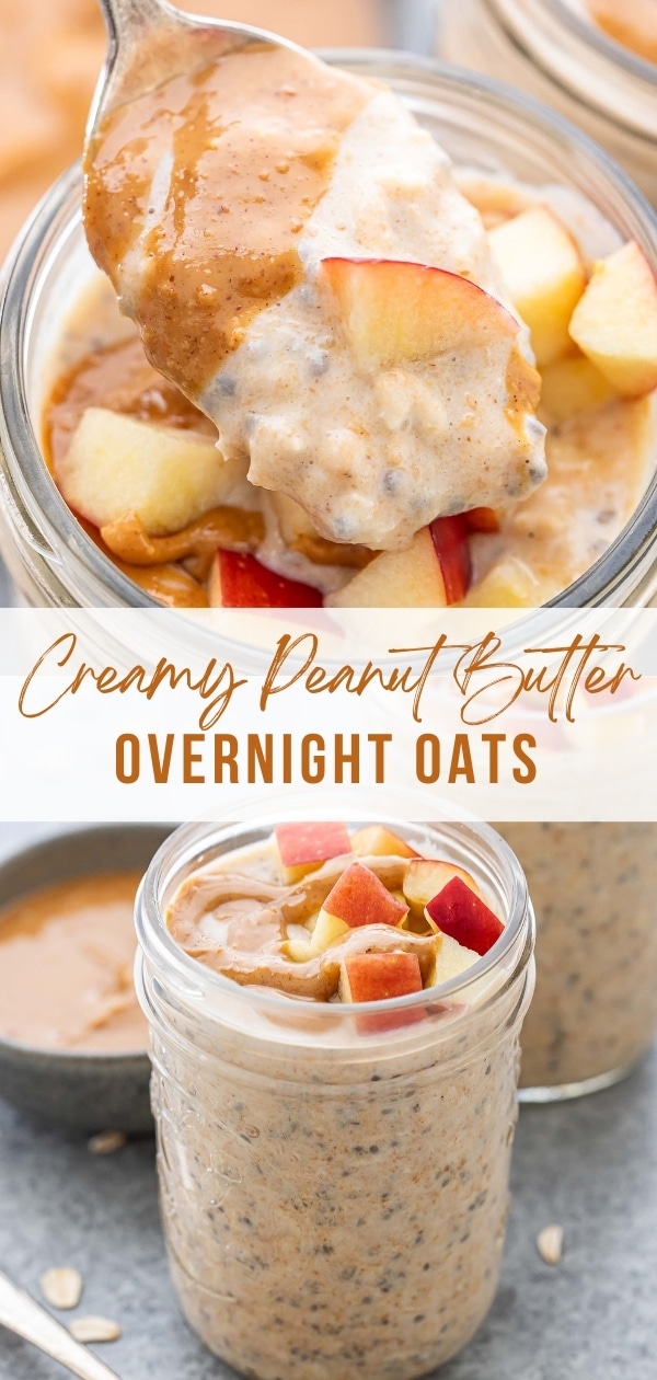 Peanut Butter Overnight Oats (Easy Meal Prep)