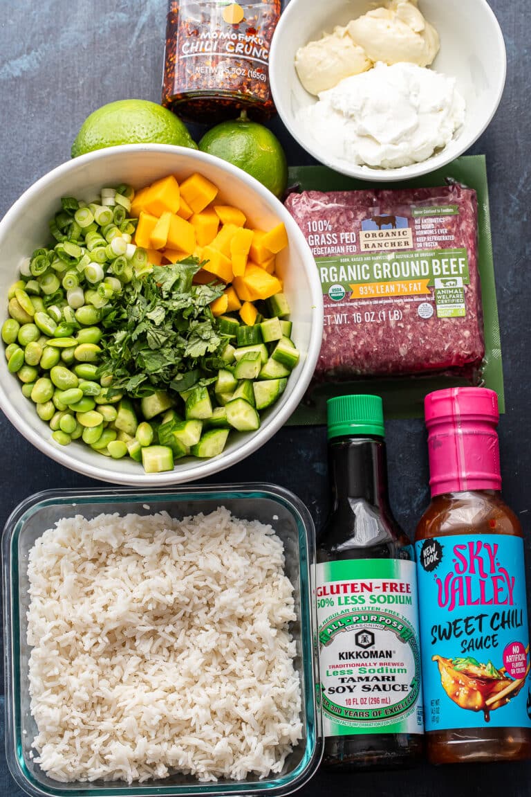 Sweet and Spicy Asian Beef Bowls