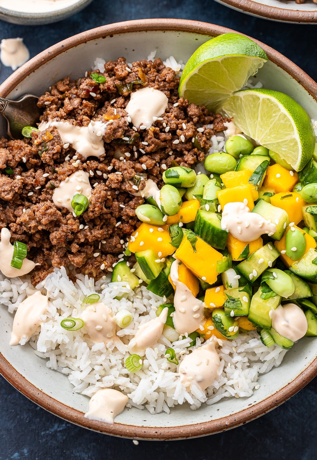 Sweet and Spicy Asian Beef Bowls